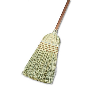 UNISAN Warehouse Broom, Yucca/Corn Fiber Bristles, 42 Inch Wood Handle, Natural (932Y)