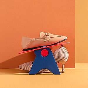 DOITOOL Shelf Bracket Shelf Bracket 2pcs Shoe Slots Rack Organizer Adjustable Shoe Stacker Space Saver Shoe Rack Holder for Closet Organization Holder Shoe Storage Rack Shoe Storage Rack