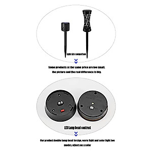 Solar Powered LED Garden Lights,Waterproof Solar Pathway Lights Outdoor, Automatic Led Halloween Christmas Decorative Landscape Lights for Patio,Bright Lawn Walkway Lights Solar Garden Lights-4PACK