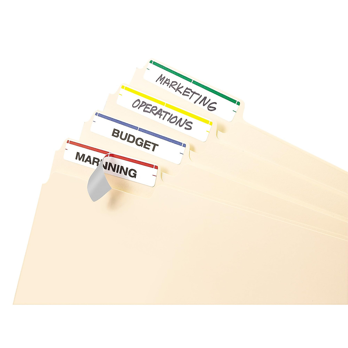 Avery File Folder Labels on 4" x 6" Sheets, Easy Peel, Assorted, Print & Handwrite, 2/3" x 3-7/16", 252 Labels (5215)