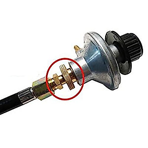 KBZ Portable Camping Grill Stove Parts 1lb Propane Tank Cansiter Regulator Adapter Connection Convert to 3/8" Male Flare (5/8"-18UNF) Thread