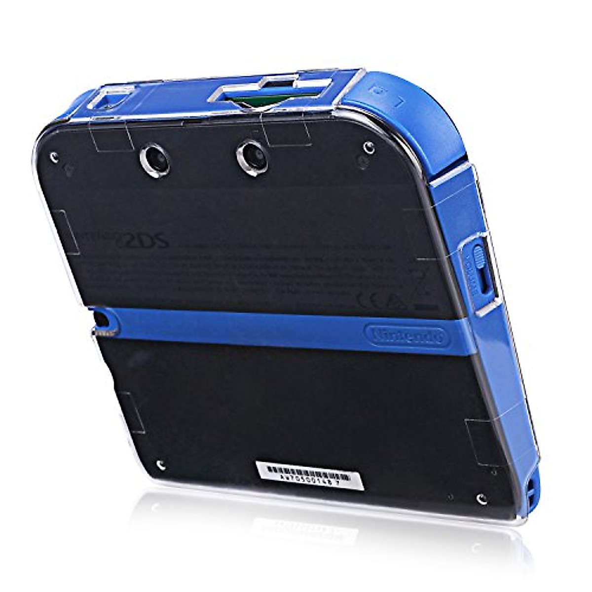 Compatible with for 2DS Case, Akwox Transparency Plastic Hard Protective Cover Case Shell Skin for 2DS