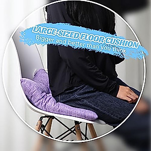 Geetery 20 Pieces Floor Cushions Flexible Seating for Classroom Colorful Elementary Square Seat Pillows Seating 15.75 Inch Classroom Seating for Kids Adult Classroom Home Office Chair Supplies