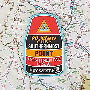 Vagabond Heart Key West Florida PVC Fridge Magnet