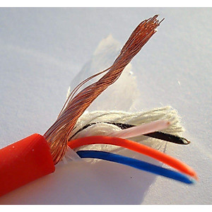 TT Bantam 20 Foot Gold Plug Patch Cable Cord - Quad Core - Black