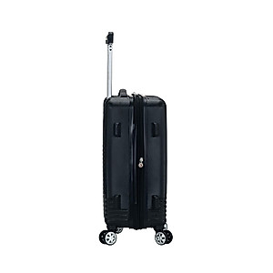 Rockland Star Trail Hardside Spinner Wheel Luggage, Black, Carry-On 20-Inch