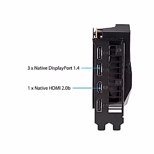 ASUS DUAL AMD Radeon RX 5700 XT EVO OC Edition Gaming Graphics Card (PCIe 4.0, 8GB GDDR6 memory, HDMI, DisplayPort, 1440p Gaming, Axial-tech Fan Design, Auto-Extreme, metal backplate) (DUAL-RX5700XT-O