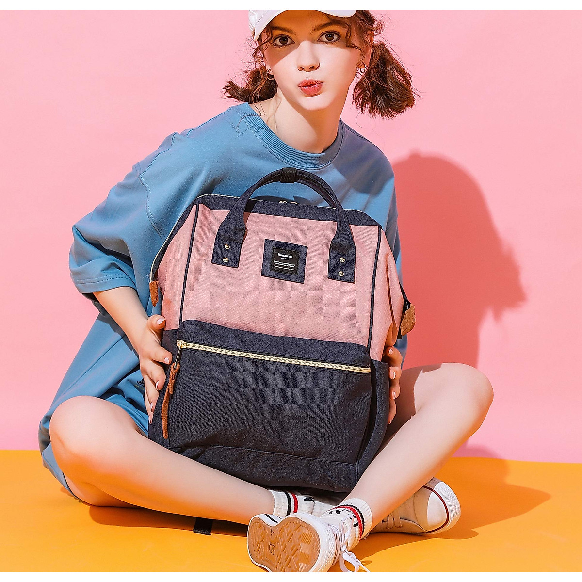 Himawari Laptop Backpack Travel Backpack With USB Charging Port Large Diaper Bag Doctor Bag School Backpack for Women&Men (XK-05#-USB L）