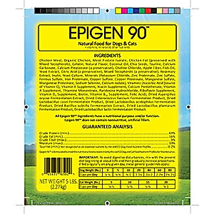 Wysong Epigen 90 Starch Free Canine Feline Dry Formula Dog Cat Food (WDCFE905), Chicken, 5pounds