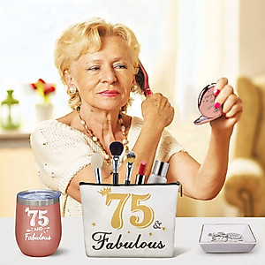 75th Birthday Gifts For Women, Happy 75th Birthday Gifts For Her Best Friend Mom Sister Wife Turning 75, Gift For 75 Year Old Woman Birthday Unique, Funny Birthday Gift Box Ideas