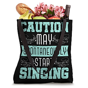 Funny Broadway Singer Theater Actor Rehearsals Gift Musicals Tote Bag