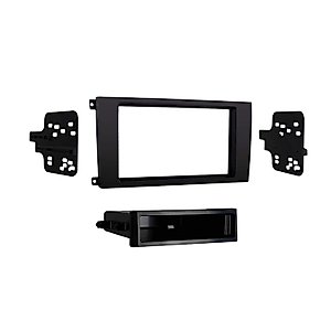 Metra 99-9604B Single/Double Din Dash Kit for Select 2003-2010 Porsche Cayenne Vehicles, Matte Black