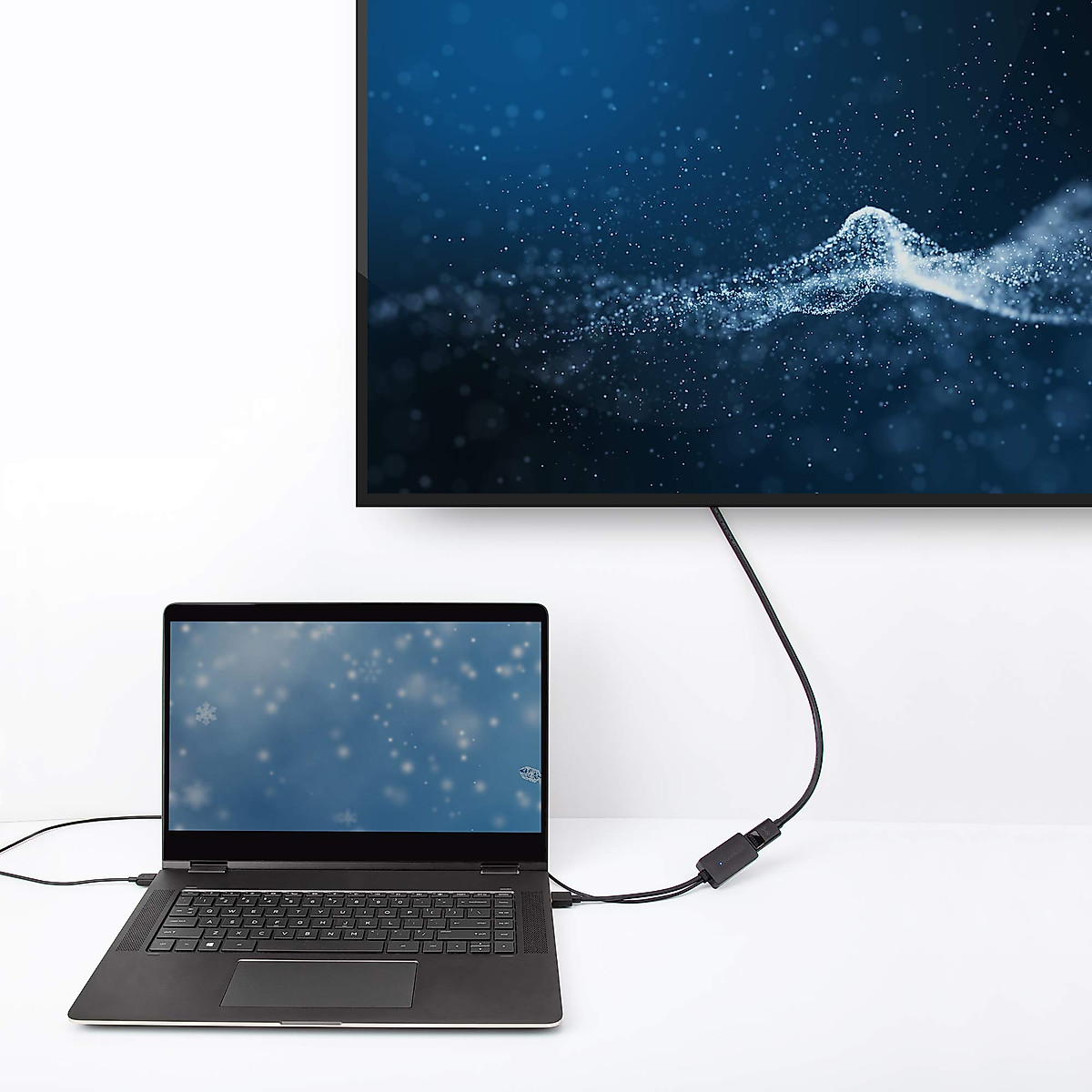 Cable Matters Uni-Directional HDMI to DisplayPort Adapter for Desktop and Laptop Computers (HDMI 2.0 to DisplayPort 1.2) with 4K 60Hz Video Resolution - Not Compatible with PS5 or Xbox Series X/S