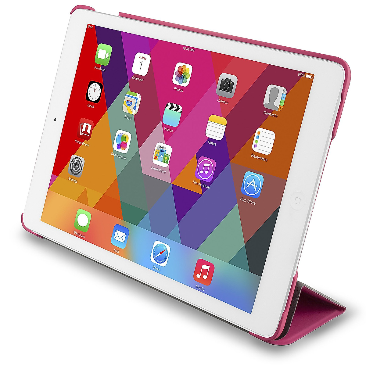 INVELLOP iPad Mini 4 case, Hot Pink [Slim Fit] Case Cover for Apple iPad Mini 4 (2015 Release) (Fits ONLY iPad Mini 4th Generation) (Hot Pink)