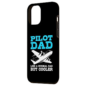 iPhone 13 Pro Max Pilot Dad Airplane Aviation Flying Helicopter Graphic Case
