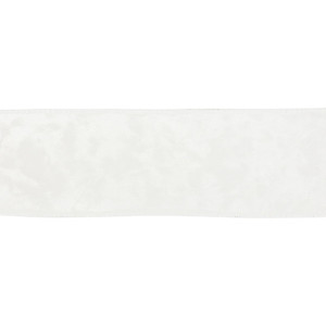 MEEDEE White Crushed Velvet Ribbon 2.5 Inch Velvet Wired Ribbon Crushed Velvet Christmas Ribbon 10 Yards White Velvet Ribbon for Christmas Tree Decoration, Wreath Supplies, Crafts Bow Making