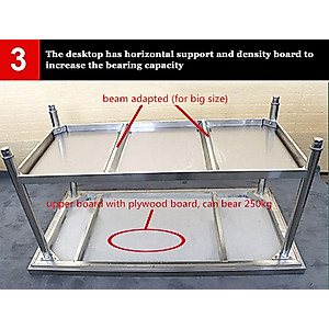 24"x48" Stainless Steel Work Table with Backsplash