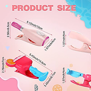 4 Packs Beach Towel Clips Decorative Beach Chair Clips Plastic Windproof Towel Holder Funny Champagne and Margarita Glass Clips Holder for Home Patio and Pool Lounger Accessories