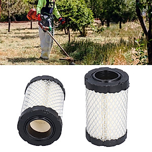 OUKENS Air Filter, Air Cleaner Cartridge, Lawn Mower Fuel Filter Set Replacement 796031 for E100 E120 E130 E140 E150 100 Series Tractor