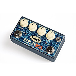 T-Rex Engineering REPLAY-BOX Delay Guitar Effects Pedal Featuring True Stereo Operation, Active Tap Tempo, Volume, Mix, Repeat, and Subdivision Controls for Ultimate Precision (10090)