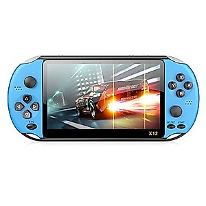 Kajiali Handheld Game Console 5.1 Inch Large Screen Retro Game Console Built-in 1000+ Games Support HD TV Output Video Game Consoles Support TF Card Game Console Birthday Gifts for Kids Adults