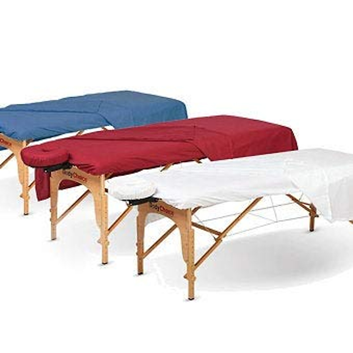 White House Linen 600 Thread-Count 3-Piece Massage Table Spa Sheet Set (1Pc Fitted Sheet Fit up to 7" Inch Deep Pocket, 1Pc Flat Sheet & 1Pc Fitted Face Rest Cover) 100% Egyptian Cotton Yellow