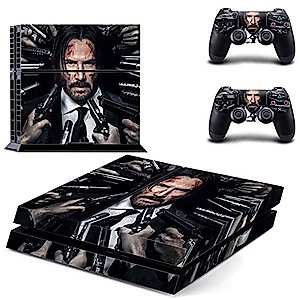 WICK CONSOLE COVER FOR PS4 PROTECTIVE DECAL SKIN CONTROLLER