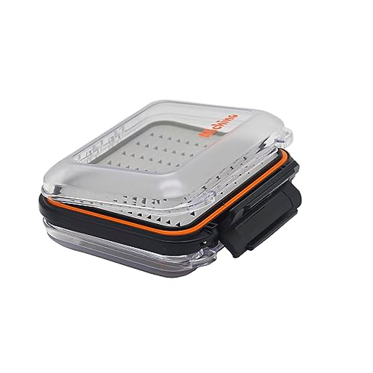 Alichino Fly Box for Fly Files Ice Jig Box Two Sided Waterproof Fly Fishing Box for Nymphs and Streamers (Grey Foam Insert, S 4.9 * 4 * 1.6 Inch)