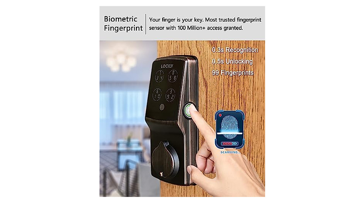 Lockly Secure Pro Smart Lock – Keyless Entry Security