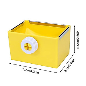 Litewoo Bird Food Bowl Feeder Colorful Basin Durable Cage Accessories Suitable for Birds Parrot Parakeet Cockatiel Budgie Finch Hamster Rat