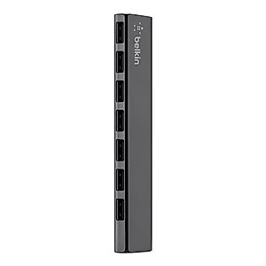 Belkin 7-Port Ultra-Slim Desktop USB Hub - Desktop USB Hub 2.0 - 7 Hi-Speed USB Ports - Compatible With MacOS & Windows For Connecting Charging Cable, Keyboard, Mouse & Any USB-Enabled Devices