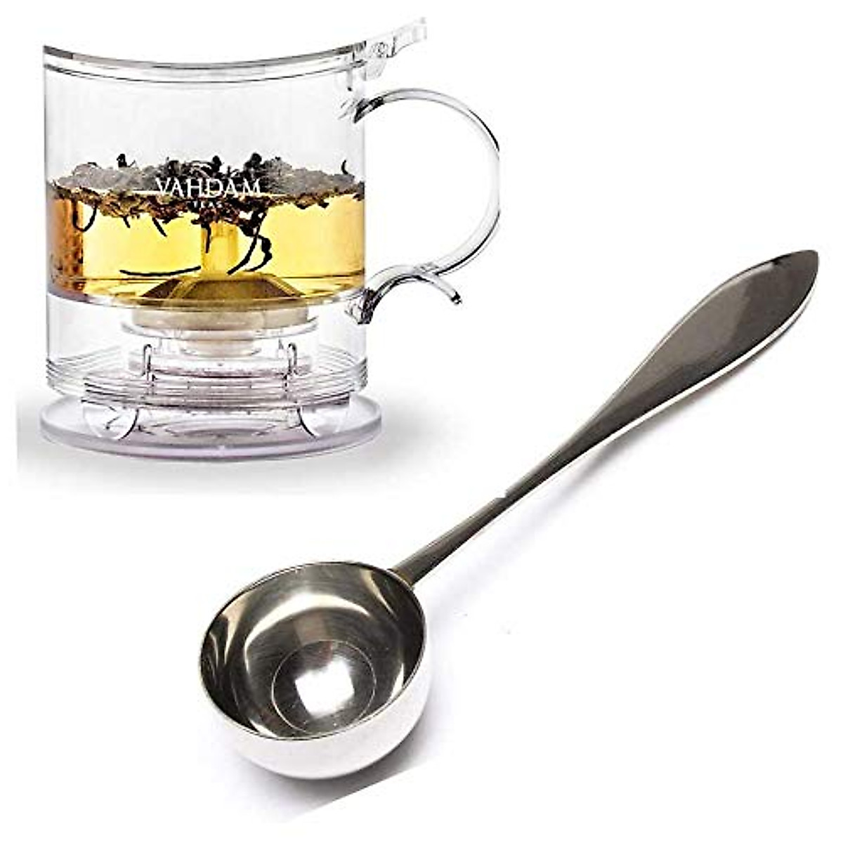 VAHDAM, Perfect Serve Tea Spoon & Imperial Tea Maker, 16 oz, Bottom Dispensing Tea Pot