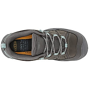 KEEN Women's Circadia Vent Low Height Breathable Hiking Shoes, Steel Grey/Cloud Blue, 8.5