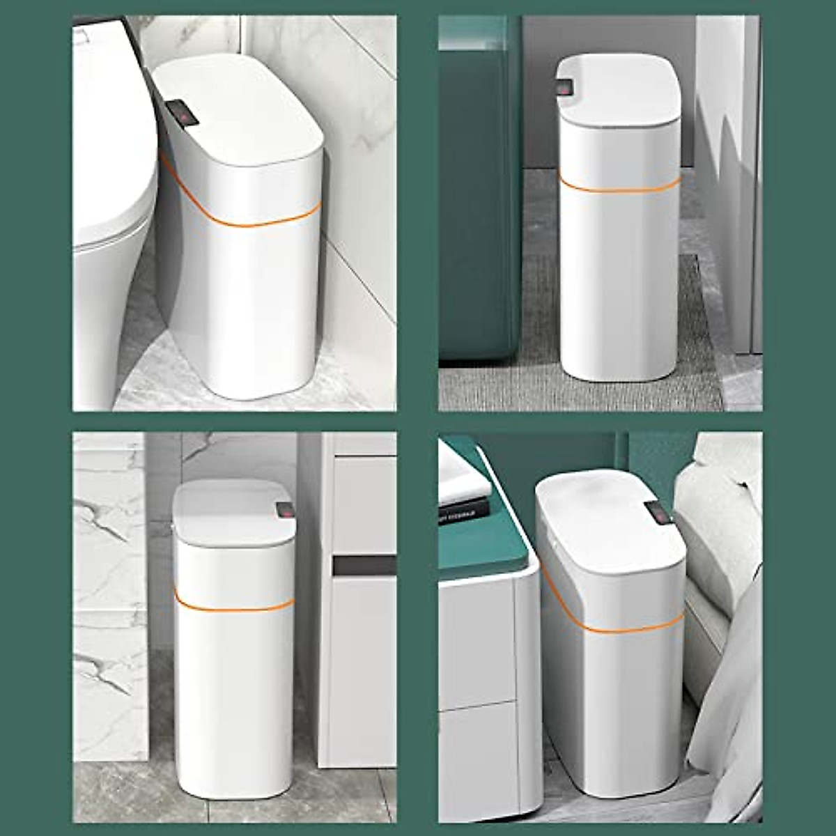 plplaaobo Smart Trash Can, Multipurpose Intelligent Garbage Can, IPX5 Life Waterproof 3 Modes Automatic Motion Sensor Waste Bin for Home Kitchen Beauty Salon Bathroom