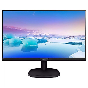 PHILIPS 273V7QJAB 27" Frameless Monitor, Full HD 1920x1080, IPS, Built-in Speakers, VESA, 4Yr Advance Replacement Warranty