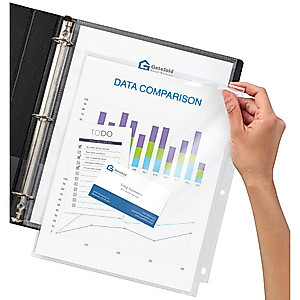 Avery 76000 Secure Top Sheet Protectors, Super Heavy Gauge, Letter, Diamond Clear (Pack of 25)