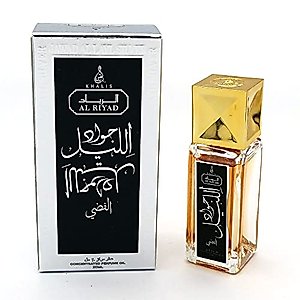 Maison d'Orient JAWAD AL LAYL SILVER 20 mL Cologne Oil For Men Roll On, Alcohol-Free, Amber Oil Roll On. AL RIYAD (Perfumes Arabes para Hombres) Roll On Cologne