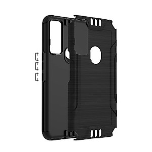 HRWireless Compatible for Alcatel TCL 4X 5G (T601DL)/ TCL 20 A 5G CaseSeries with Premium Original Minimalistic Design for Shock Absorption, Accidental Drops, Scratches, Heavy Duty Cover