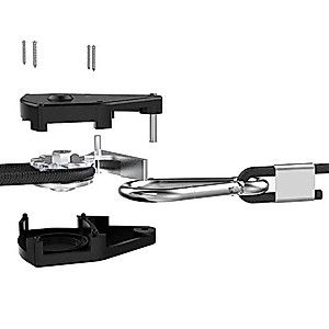 2 Pairs 1/8 inch Adjustable Heavy Duty Rope Hanger - Reinforced Metal Internal Gears Ratchets foe Growing Light Fixtures, Loose-Proof Design, 8-ft Long & 150lbs Weight Capacity