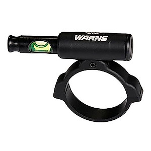 Warne USL34 Universal Scope Level, 34mm, 6061 Aluminum, Attaches to Scope Tube, Matte Black