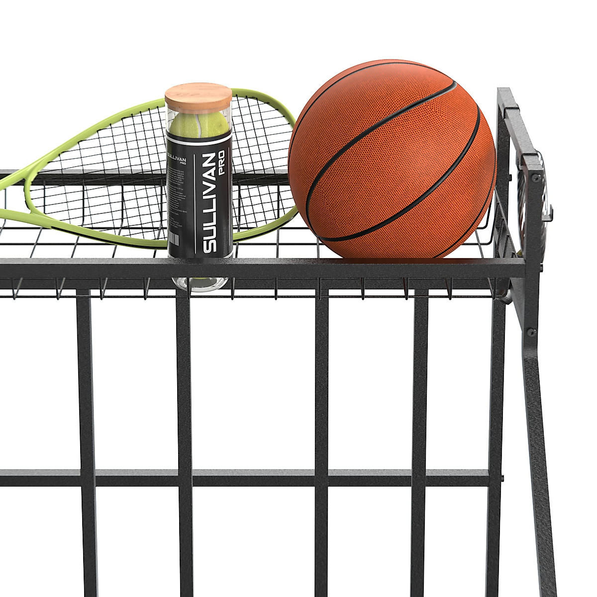 ClosetMaid ProGarage Bike Stand Rack with Storage Shelf and 4 Hooks for 3 Bicycles, Adult or Kids, Black