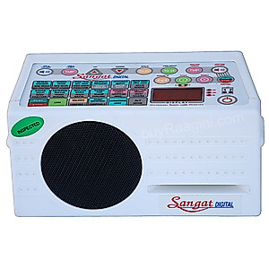 Electronic Tanpura, Sangat Electronic Tanpura - with Tabla, Pakhawaj Dholak and Duff, by Sound Labs, Bag, Instruction Manual, Power Cord, Digital Tambura Sampler (PDI-DBF)