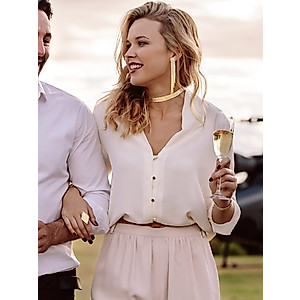 Hicarer 3 Pieces Women Rhinestone Jewelry Set Rhinestone Choker Stretch Bracelet Bangle Crystal Rhinestone Necklace Ring Dangle Fringe Earrings for Wedding Bridal Birthday Party Accessories