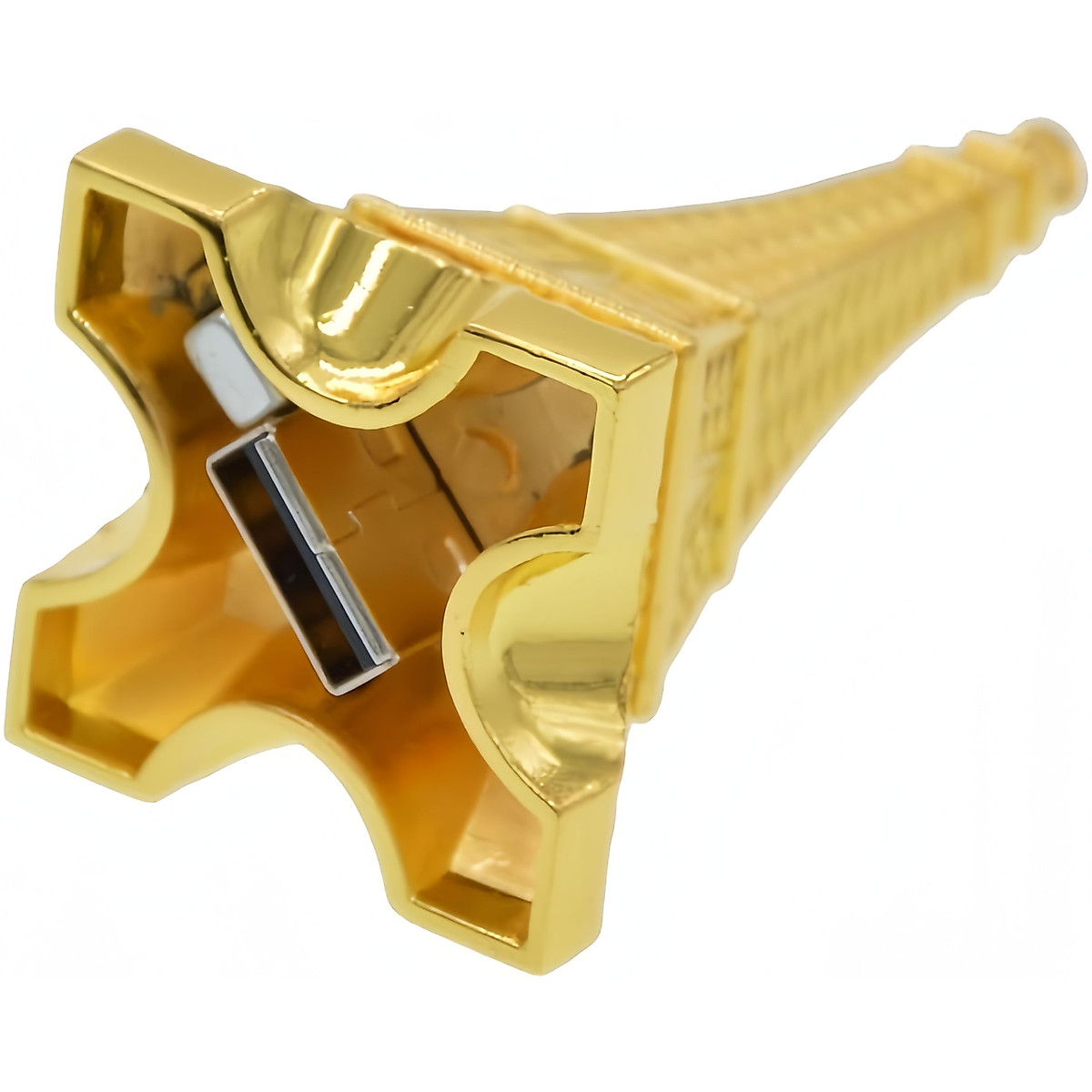 WooTeck 64GB Metal Eiffel Tower USB Flash Drive Golden