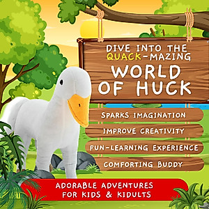 Randimals Plush Toy Stuffed Animal Mix - Horse & Duck Hybrid Stuffed Animals for Girls & Boys - Huggable & Soft Animal Characters Cute Plushies - Unique Toys for Discovery & Adventure