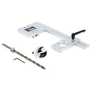 TP-PLJ214 - Puck Light Jig Kit, 2-1/4" Forstner Bit with Case - for LED Puck Lights and Light Strips - Made in USA - True Position Tools