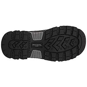 Skechers mens Burgin Congaree Construction Shoe, Black, 10.5 Wide US