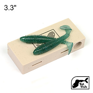 FatFish V24-2C Bait Mold Soft Plastiс Lure Making Injection Mold for Do-It Fishing Lures 3.3"