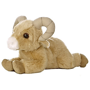 Aurora® Adorable Mini Flopsie™ Big Horn Sheep™ Stuffed Animal - Playful Ease - Timeless Companions - Brown 8 Inches