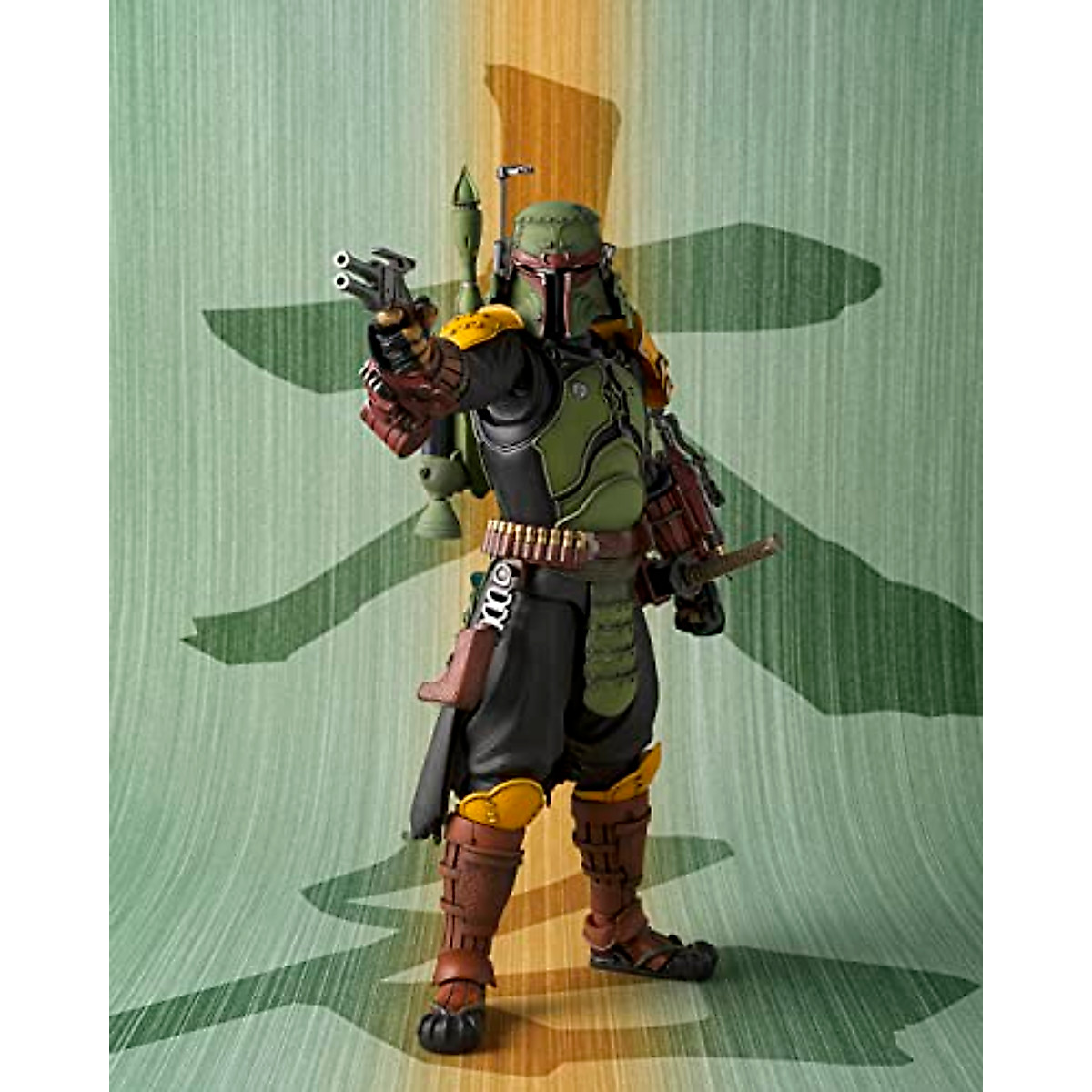 TAMASHII NATIONS - Star Wars: The Book of Boba Fett - Daimyo Boba Fett, Bandai Spirits MEISHO Movie Realization Action Figure